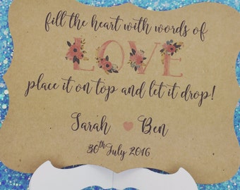 Wedding advice box | Etsy