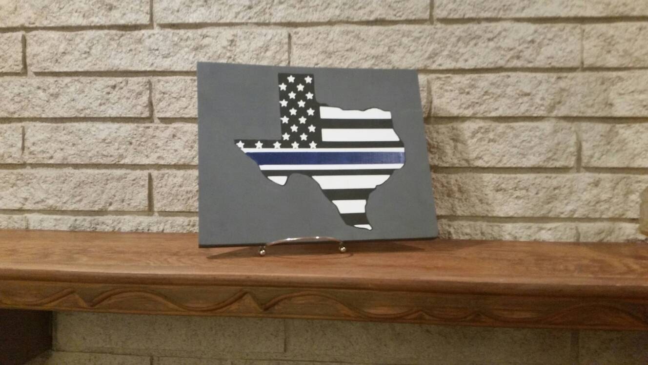 Police sign custom wood sign law enforcement sign police