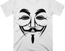 Unique anonymous t shirt related items | Etsy