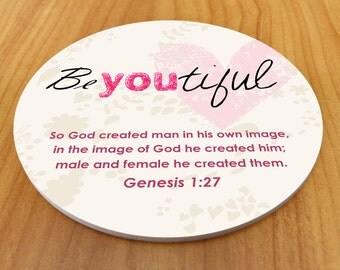 Bible verse coasters | Etsy