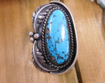 Large turquoise ring | Etsy