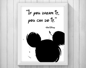 Mickey mouse quotes | Etsy