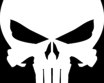 Popular items for punisher skull decal on Etsy