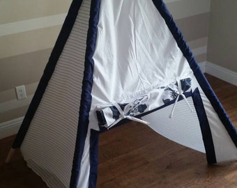 Items similar to Children's Heavy Fabric Teepee cover indoor outdoor ...