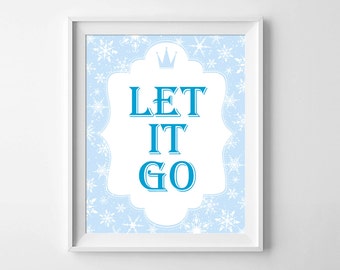 Frozen let it go | Etsy