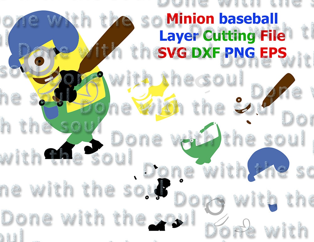 Minion baseball Minion Sport Minion Cut Minions Files