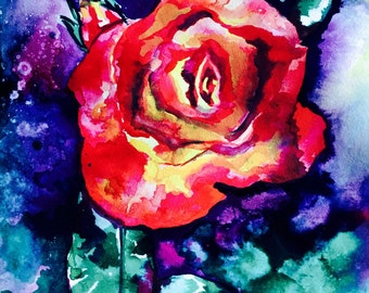 Rose art lisa frank | Etsy