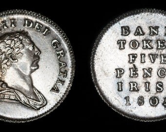 Vintage irish coin | Etsy