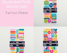 Popular items for faith sticker on Etsy