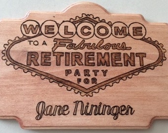 Retirement plaque | Etsy