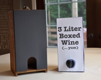 Boxed wine cover | Etsy