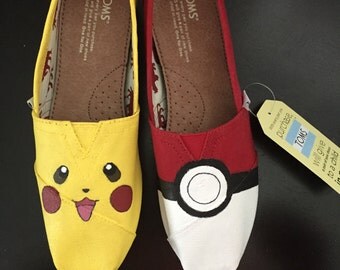 Unique pikachu shoes related items | Etsy