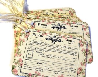 Marriage license | Etsy