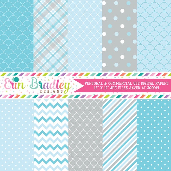 Digital Paper Pack Personal and Commercial by ErinBradleyDesigns