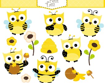 Bumble bee clipart | Etsy
