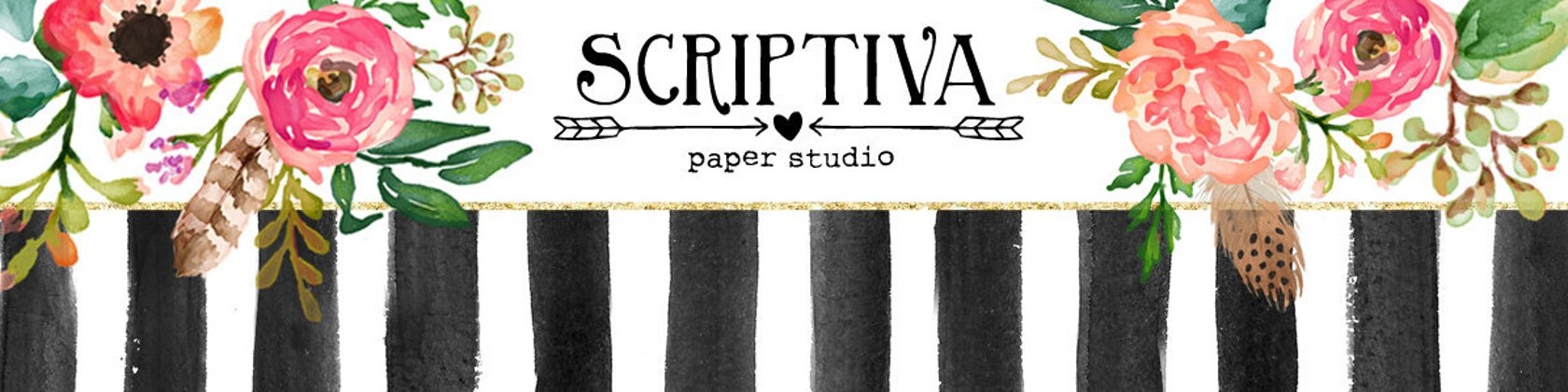 Scriptiva Paper Studio by ScriptivaPaper on Etsy