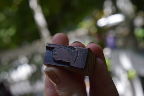 pointing finger stamp steam punk stamphand stampcraft