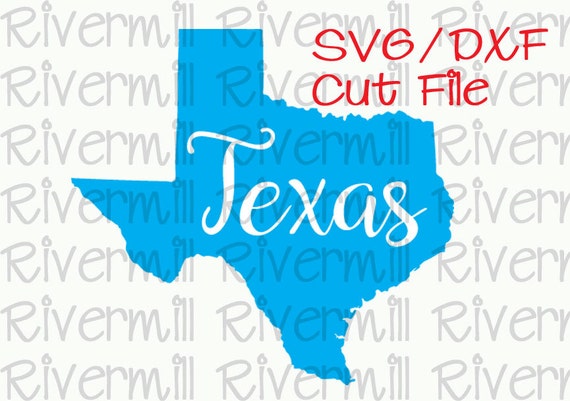 SVG DXF Texas Cut File