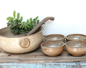 Ceramic punch bowl | Etsy