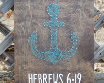 Unique anchor string art related items | Etsy
