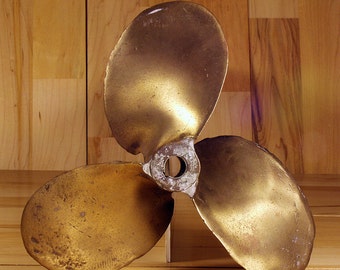Brass boat propeller | Etsy