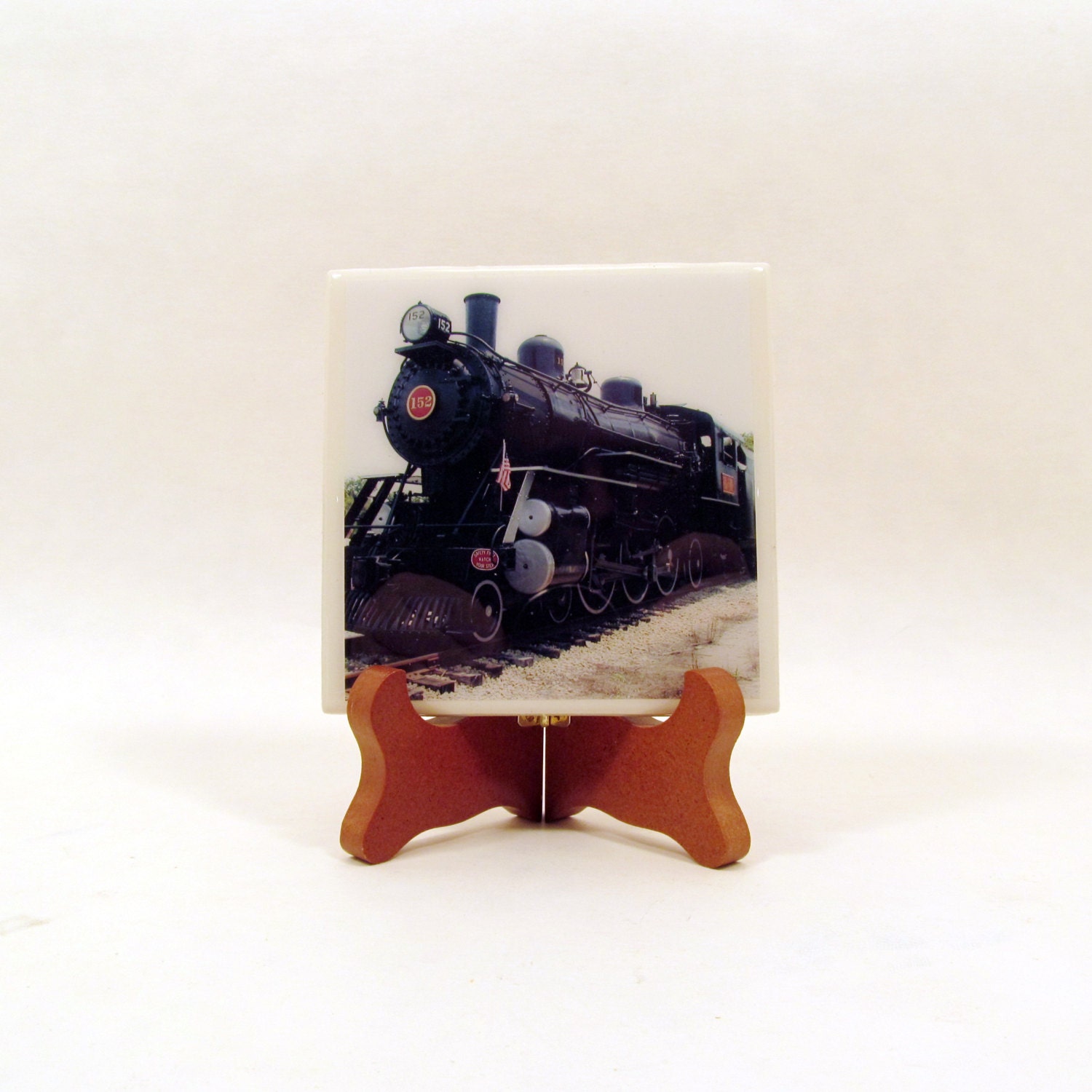 Old Steam Engine Handmade Photo Coaster FI172 | photographybyroger