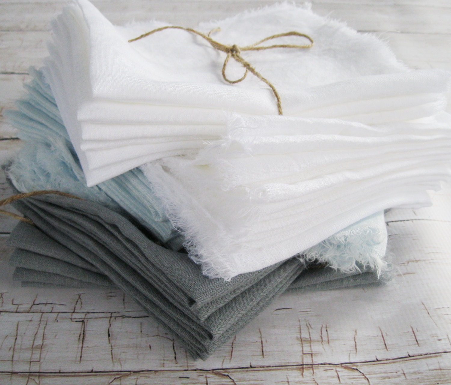 Linen Dinner Napkins Rustic Linen Napkins by TwoSparrowsBoutique