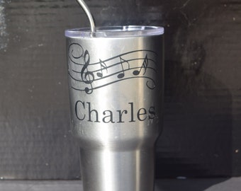 Music notes decal | Etsy