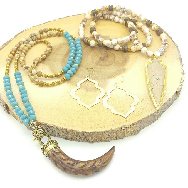 Handcrafted Rustic & Bohemian Jewelry by ExaltCouture on Etsy