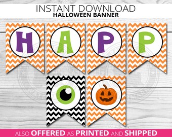 Unique halloween pennants related items | Etsy