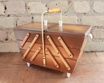 Unique sewing boxes related items | Etsy