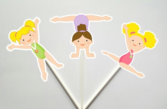 Gymnastics Goody Bags Gymnastics Favor Bags Gymnastics Party