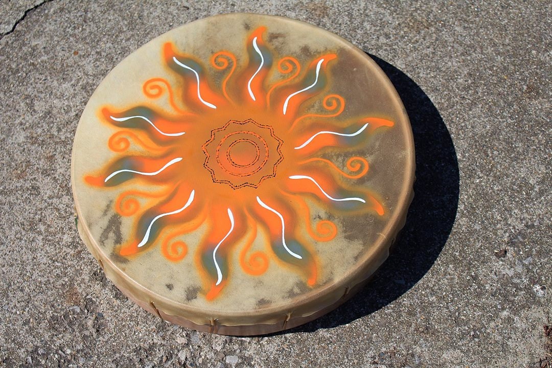 16 Hand Drum Healing Drum Custom Paint Examples by HealingArtistry