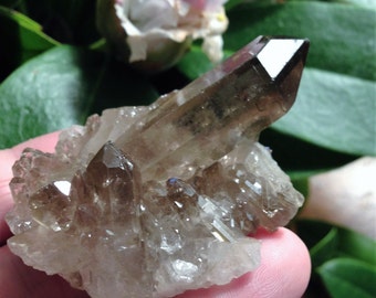 Smoky quartz geode | Etsy