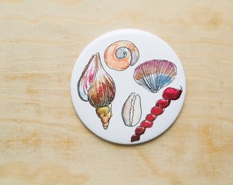 Sea shell mirror | Etsy