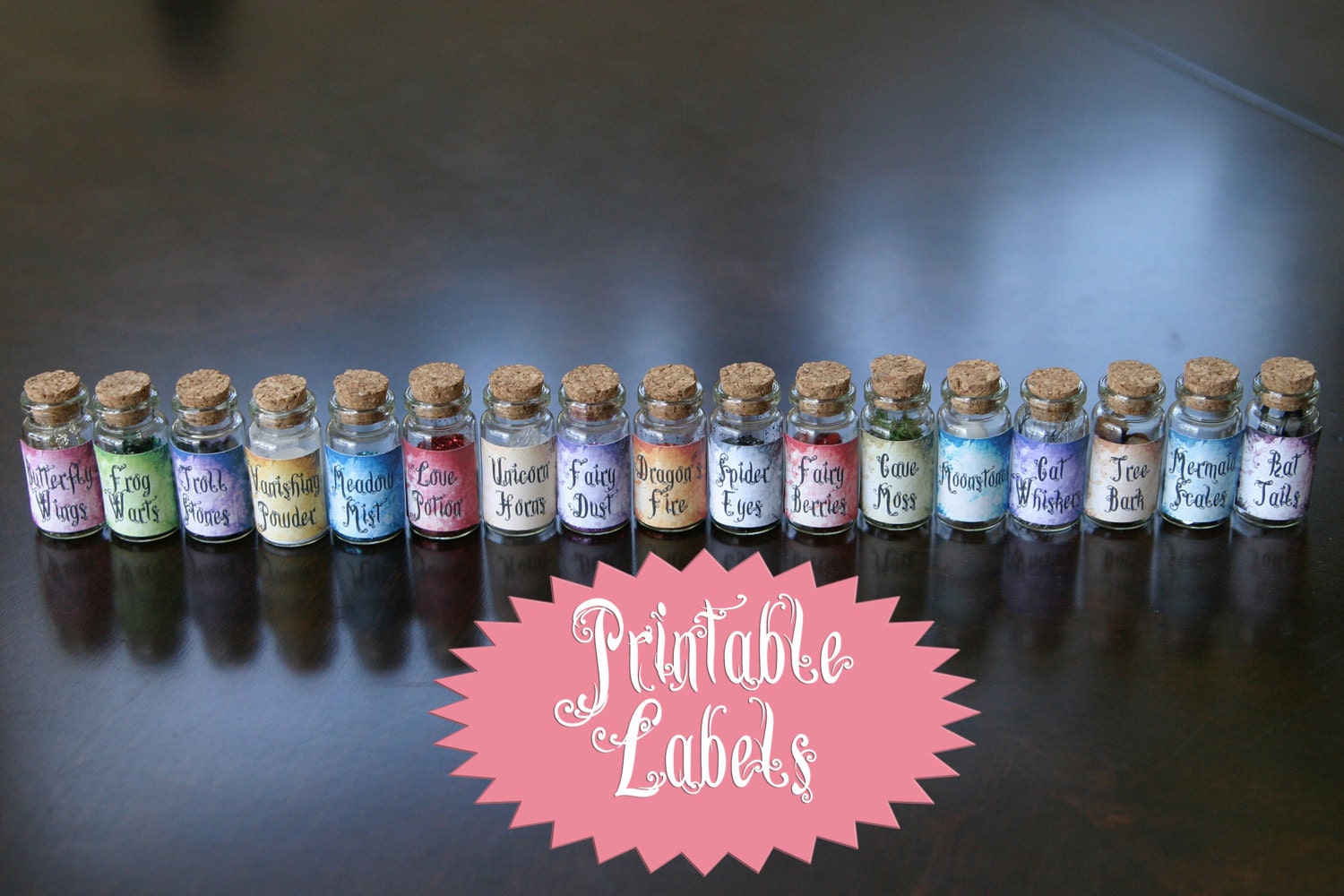Magic Ingredients Labels INSTANT DOWNLOAD