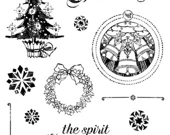 Garland stamp | Etsy