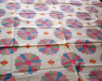 Cheater quilt fabric | Etsy