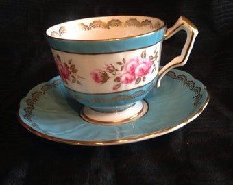 Turquoise tea cup | Etsy