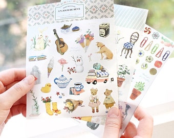 Korean sticker | Etsy