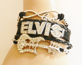 Elvis charm bracelet | Etsy