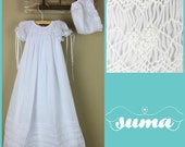Christening gowns smocked dresses by SUMACLOTHING on Etsy