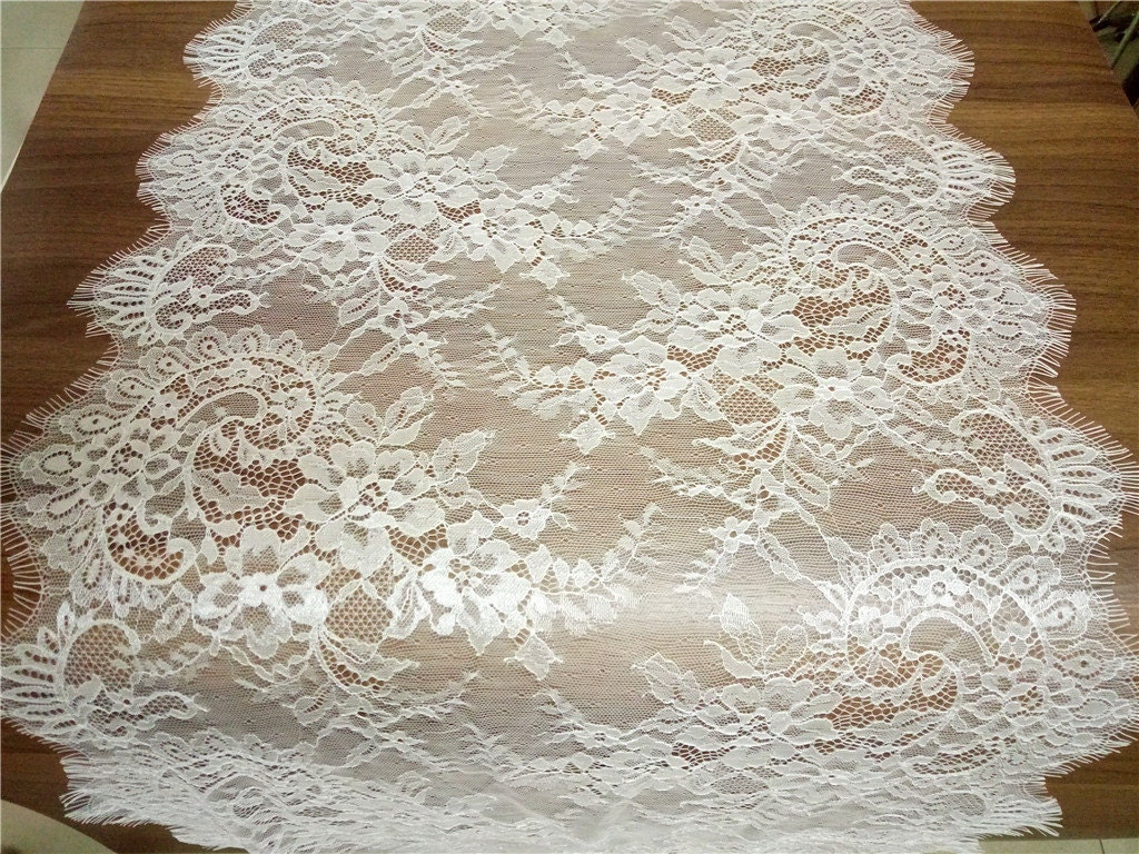 Ivory lace table runner 18 wedding table runner lace