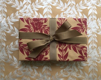 Screen Printed Linens and Wrapping Paper by BonnieKayeStudio