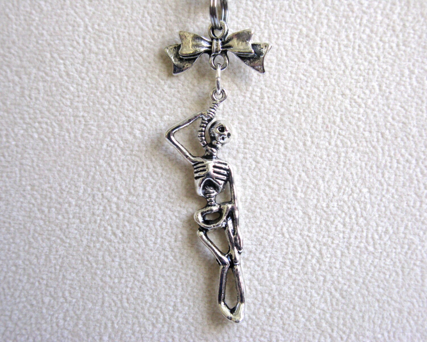 Skeleton Necklace Halloween Jewelry Hanging Skeleton Goth