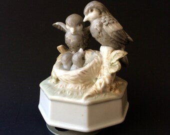 Porcelain music box | Etsy