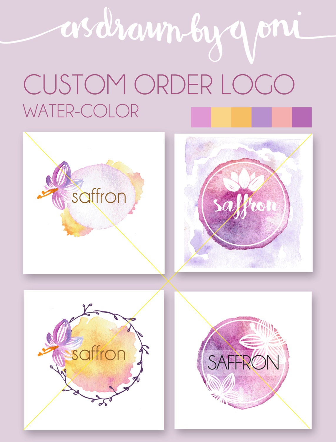 Custom order logo Custom logo design Handmade by byqoni on Etsy