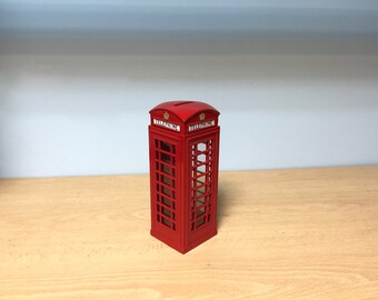 Red telephone box | Etsy