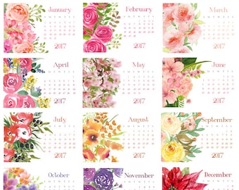 Unique easel calendar related items | Etsy