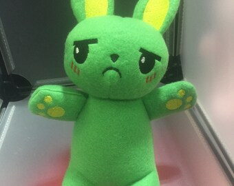 Unique green bunny plush related items | Etsy